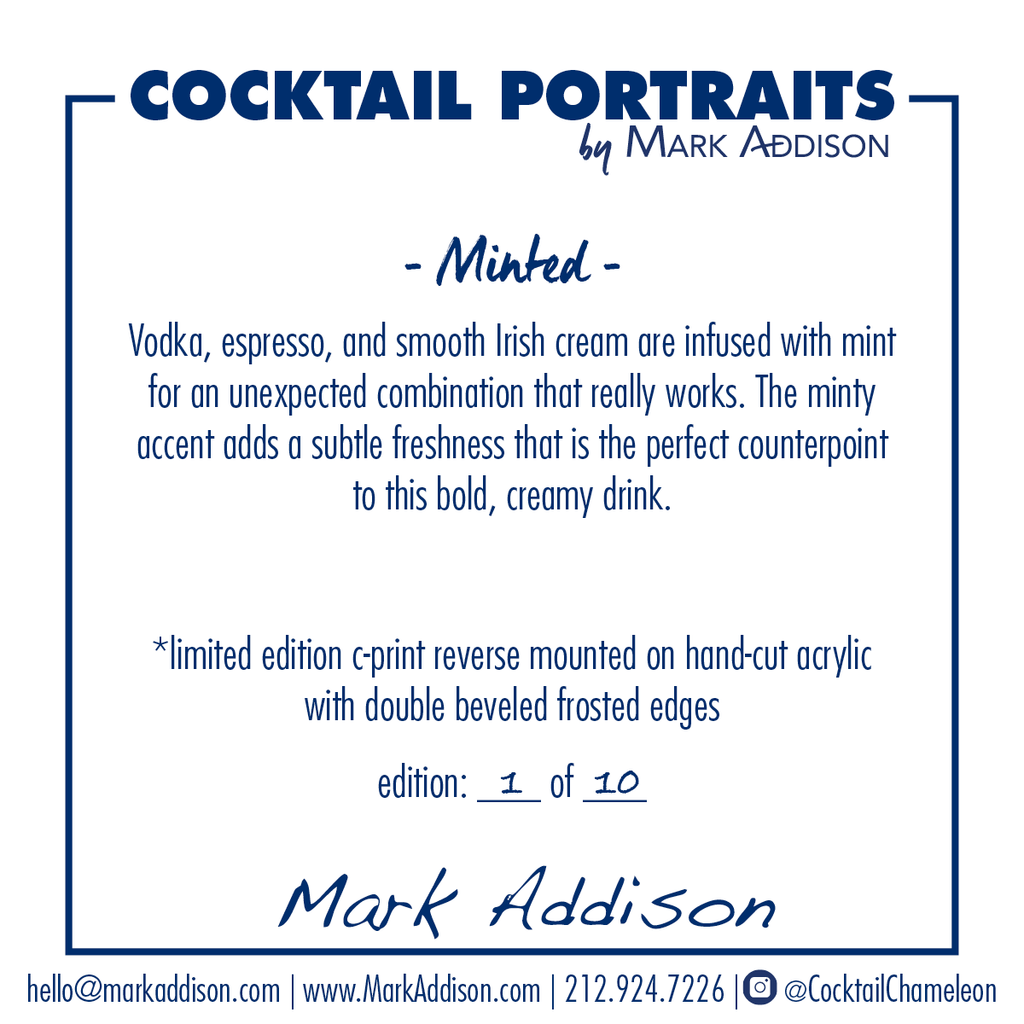 Cocktail Portrait: Minted | Shop Art | Cocktail Chameleon by Mark ...